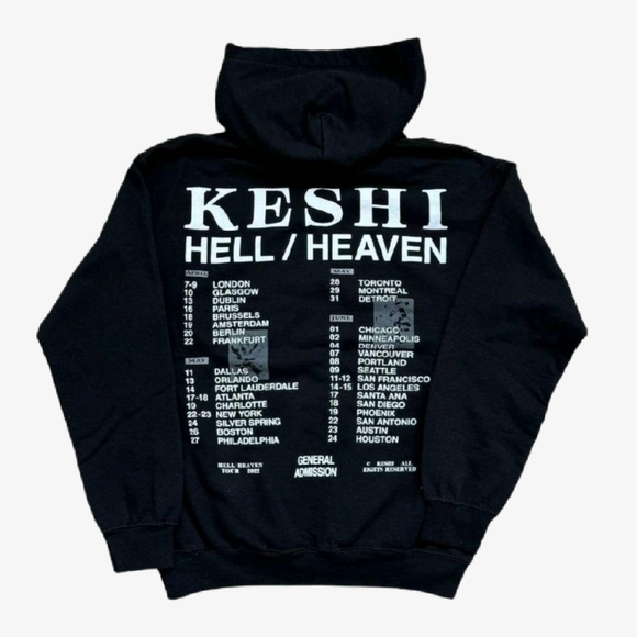 keshi | Shirts | Keshi Hellheaven 222 Tour Hoodie | Poshmark
